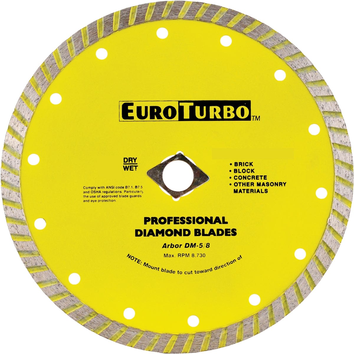 Euro Turbo Diamond Blade | Blades and Bits – Blades & Bits